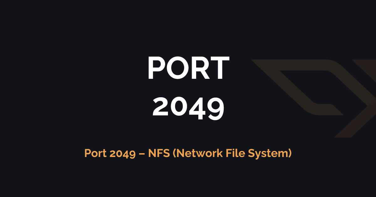 Port 2049 – NFS (Network File System) | PentestPad