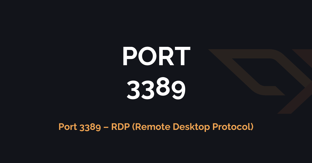 Port 3389 – RDP (Remote Desktop Protocol) | PentestPad