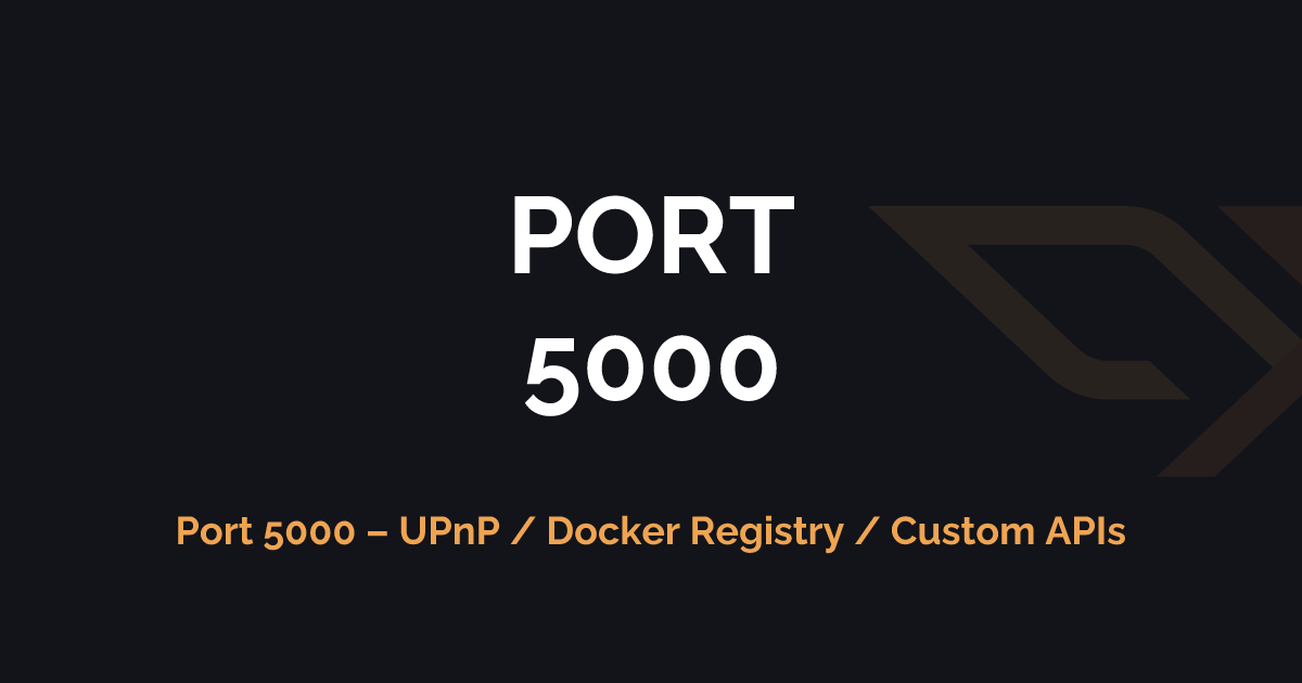 Port 5000 – UPnP / Docker Registry / Custom APIs | PentestPad