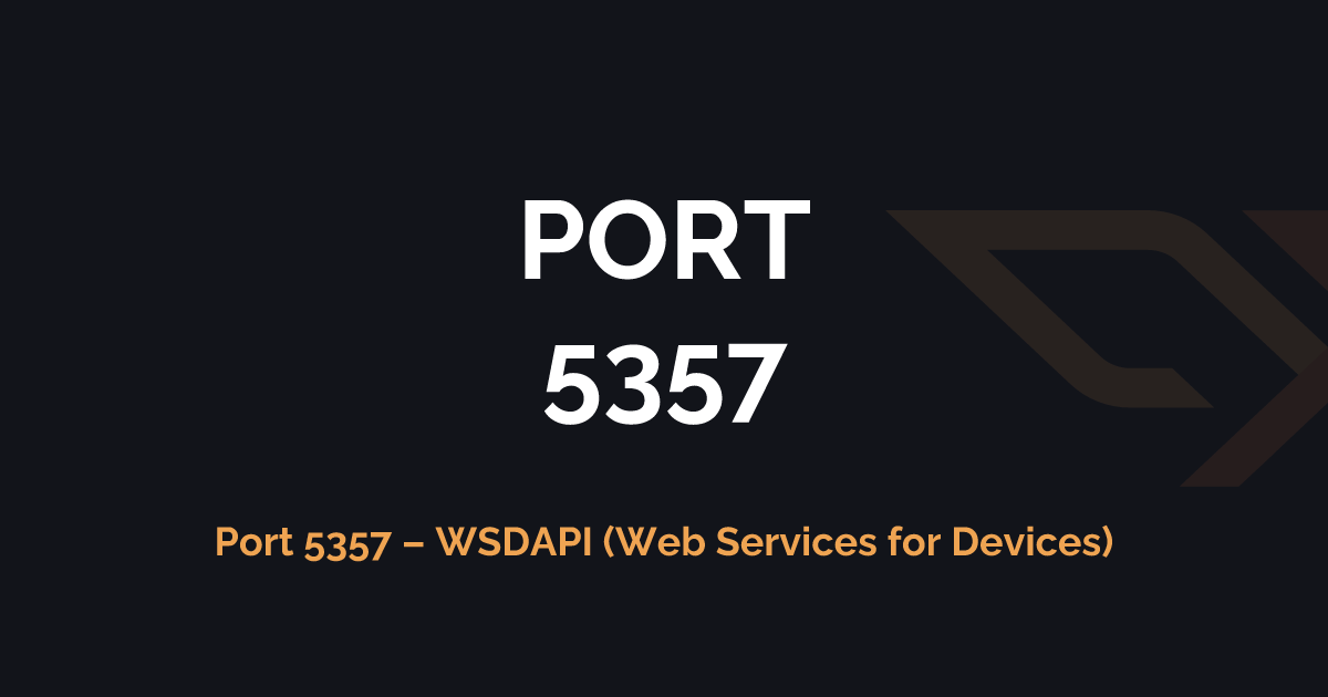 Port 5357 – WSDAPI (Web Services for Devices) | PentestPad